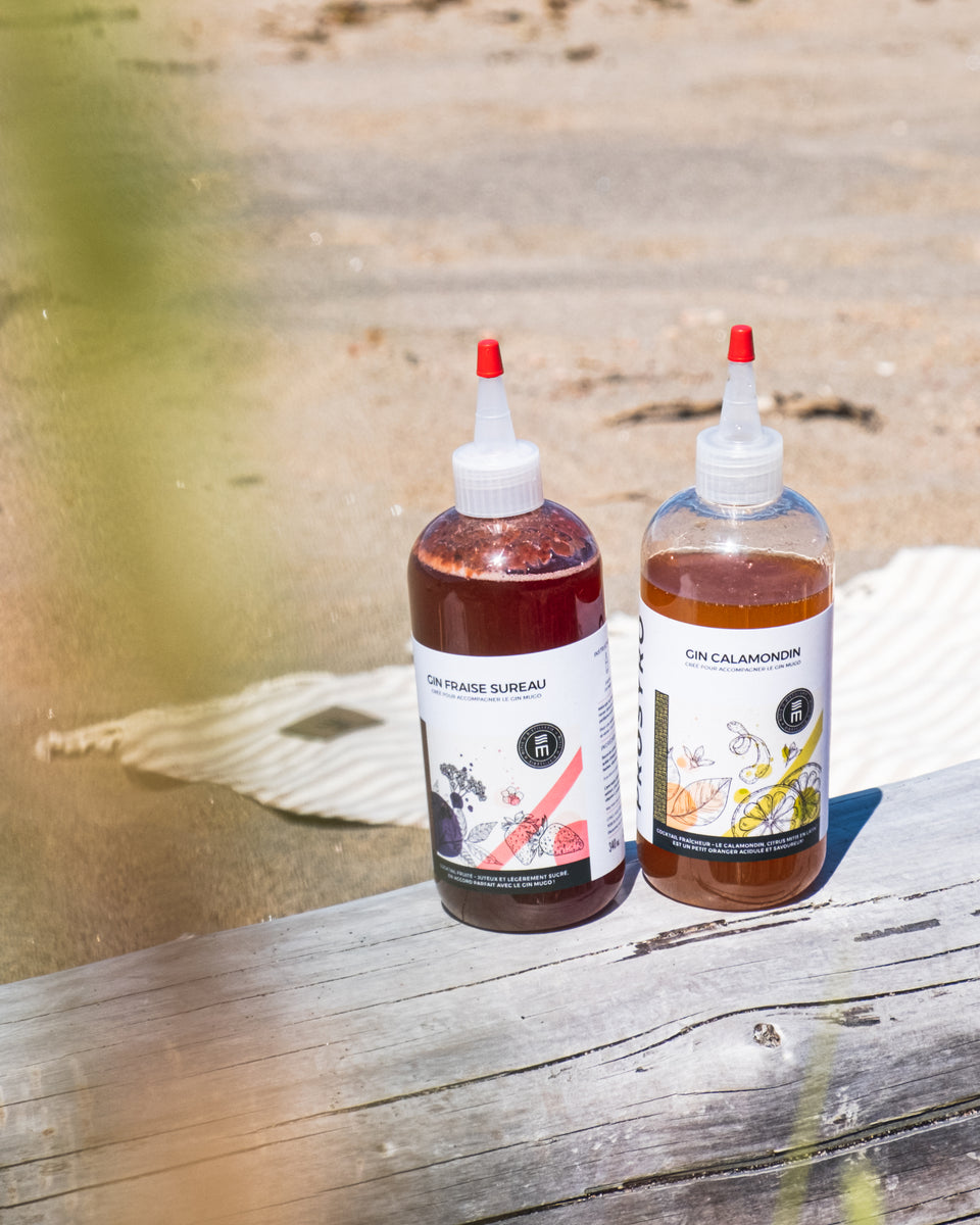 Sirop à cocktails Fraise Sureau – Distillerie Mitis